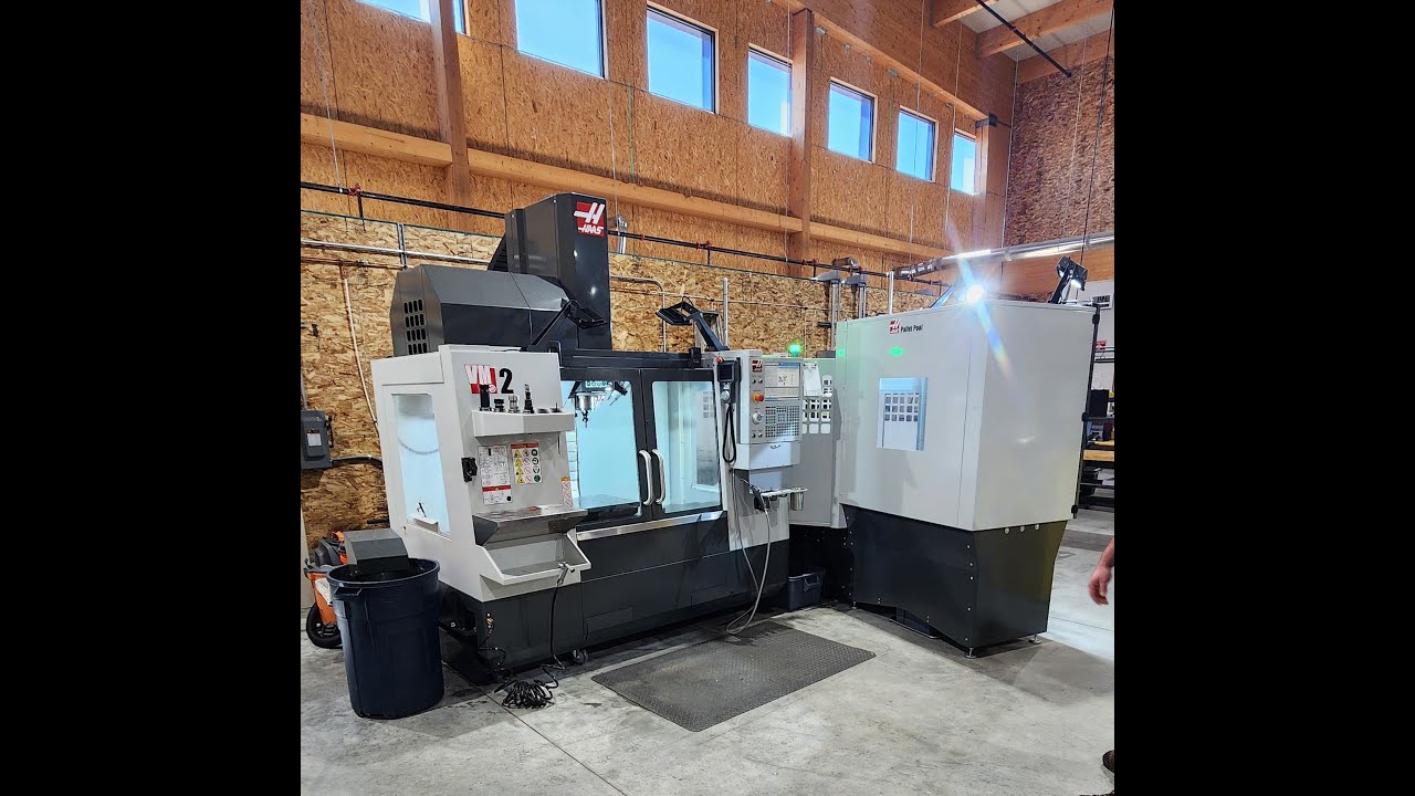 Haas VM-2 Vertical Machining Center - MC# 604800 - YouTube