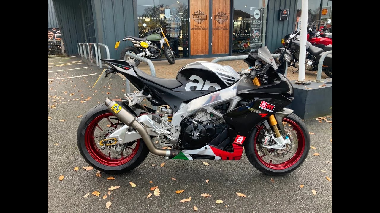 2016 APRILIA RSV4 1000 RF AT READING HARLEY DAVIDSON - YouTube