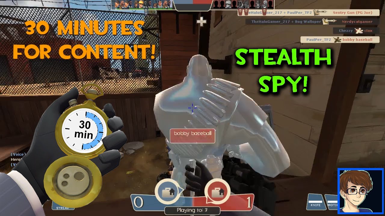 Stealth Spy! [30 Minutes for Content] TF2 - YouTube