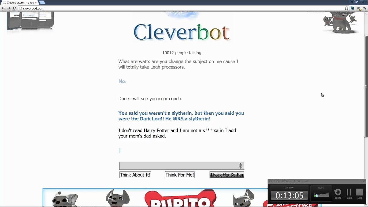 Lets play-CleverBot - YouTube