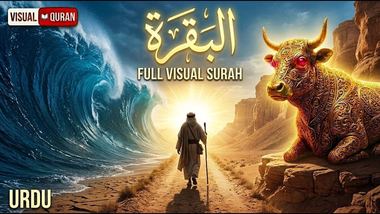 Surah Baqarah Full | Visual quran | Urdu - YouTube