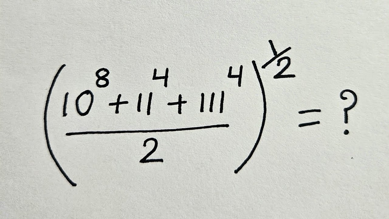 Japanese -Math olympiad question |No calculator allowed#math# ...