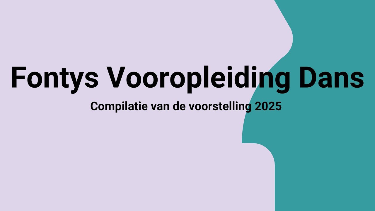 Vooropleiding dans | voorstelling 2025 - YouTube