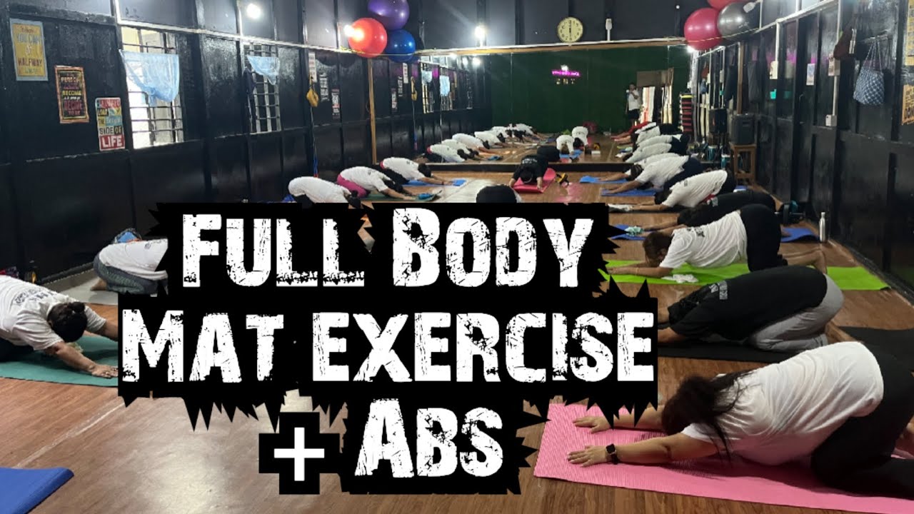 Full BODY MAT EXERCISE + ABS WORKOUT #zumba #zumbafitness #viwes # ...