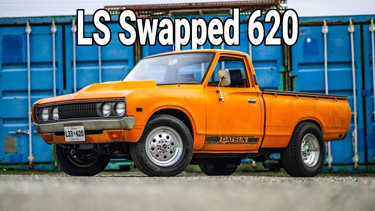 LS Swapped Datsun 620 Review! My new Race Truck is pretty insane with ...