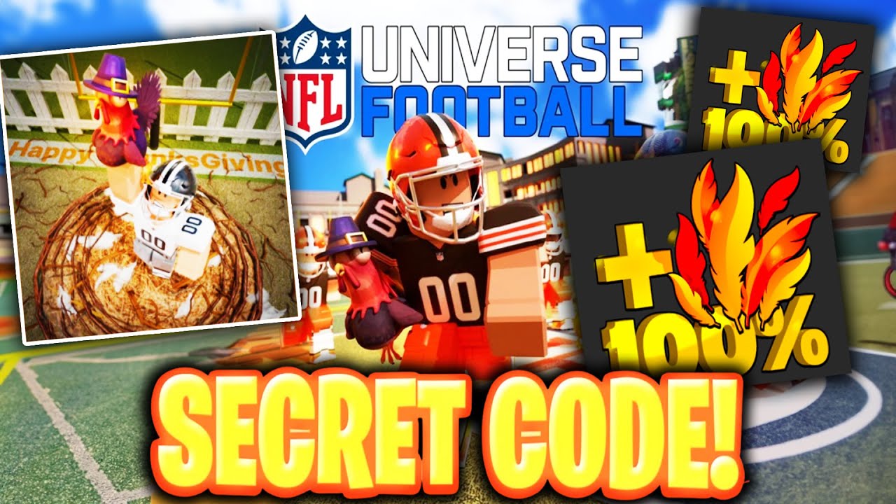 NFL Universe Football THANKSGIVING Codes! 100k+ FEATHERS SECRET! - YouTube