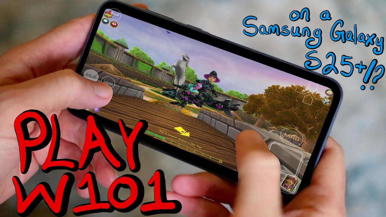 Playing w101 on mobile?? s25+ - YouTube