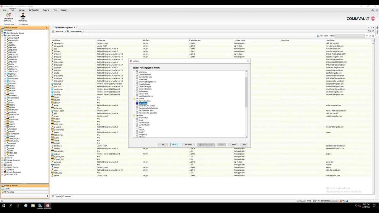 Install Commvault Agent Youtube