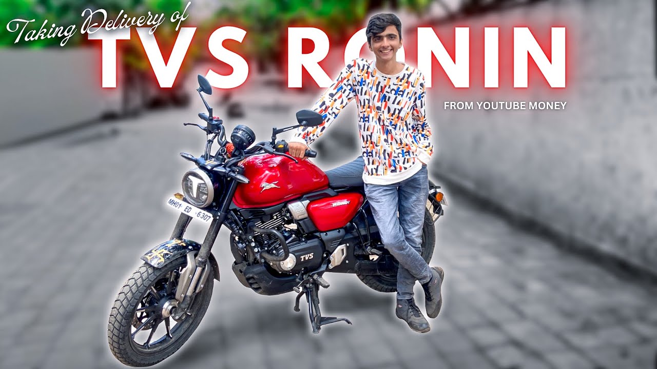 Taking Delivery of TVS RONIN Base Model 🏍️ - Self Earned bike from ...