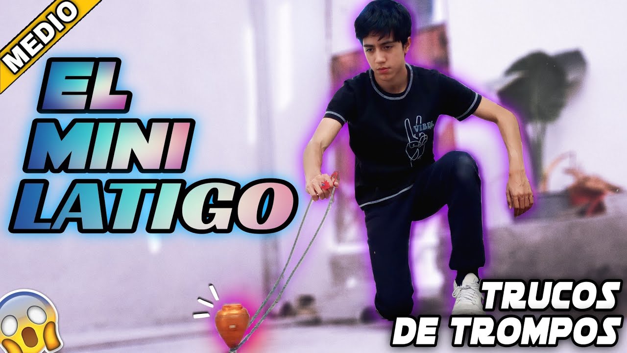 COMO HACER "EL MINI LATIGO" (Truco de trompo Nivel Intermedio) - YouTube