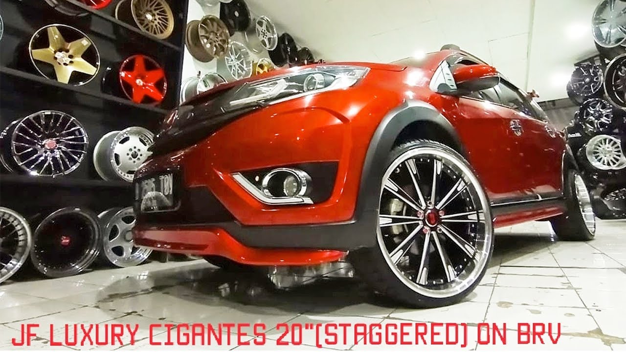 MODIFIKASI Honda BRV On CIGANTES 20"(staggered) - YouTube