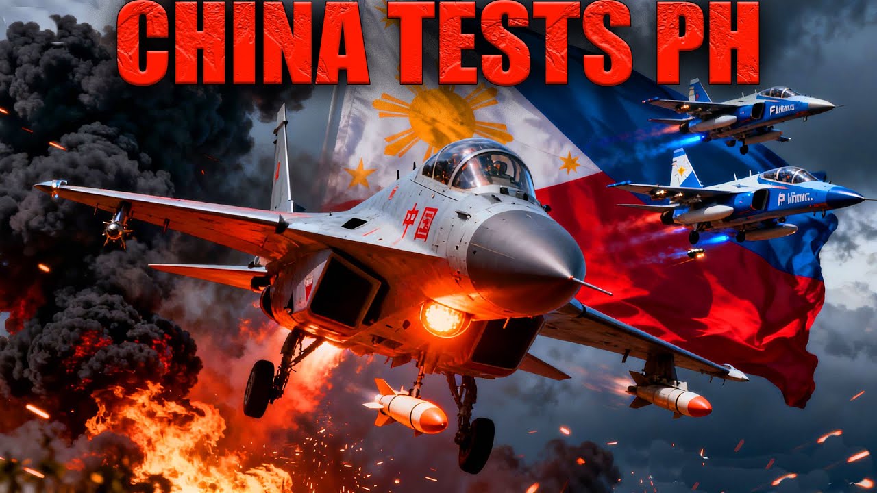 Chinese Jets Buzz Philippine Airspace — PH Fighters Scramble - YouTube