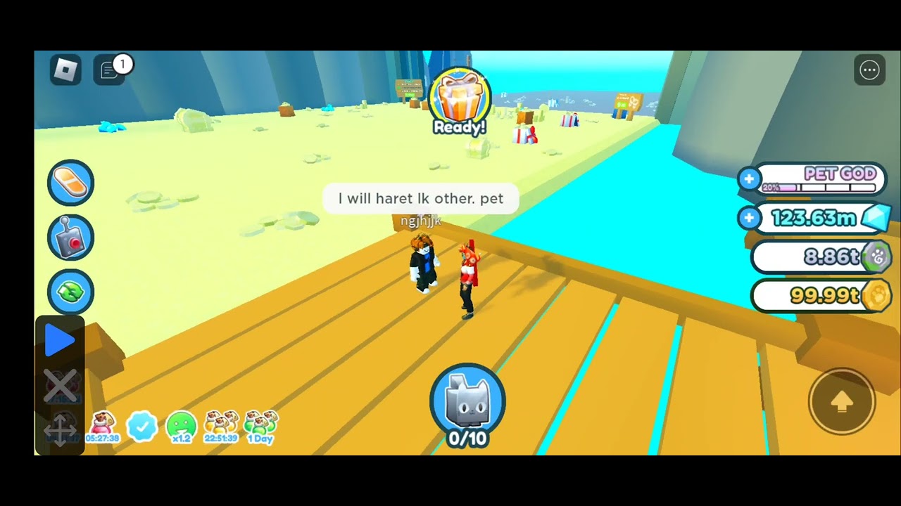 I just help that player pet simulator x roblox - YouTube