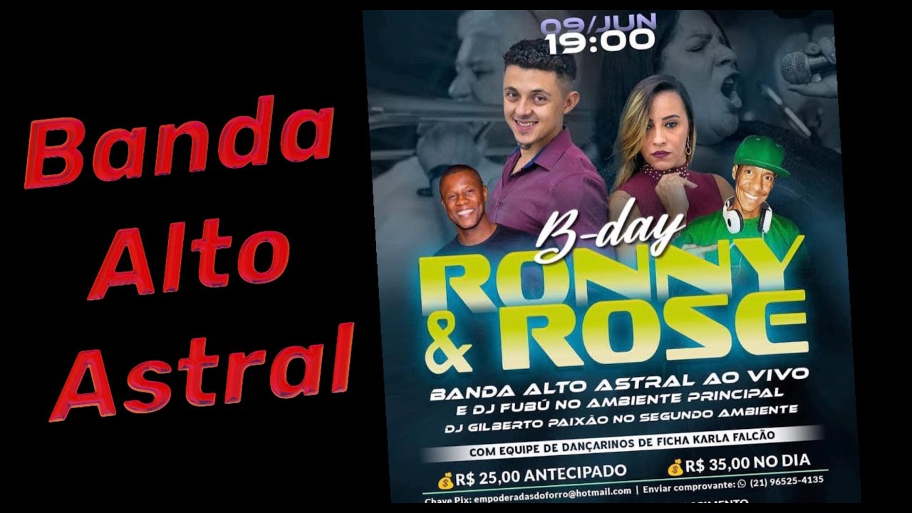 Banda Alto Astral at "B-Day Ronny & Rose" (Bolero, Samba de Gafieira ...