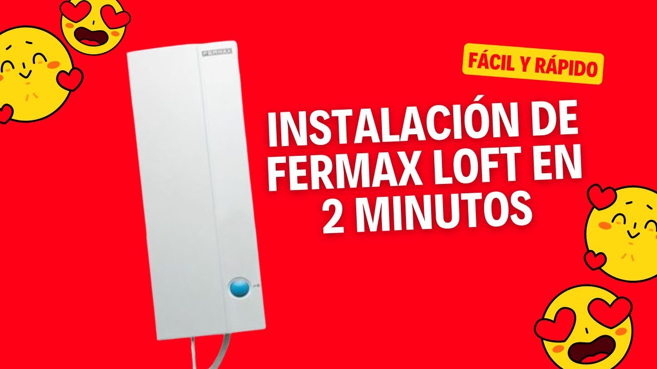 COMO INSTALAR UN TELEFONILLO FERMAX LOFT EN 2 MINUTOS - YouTube