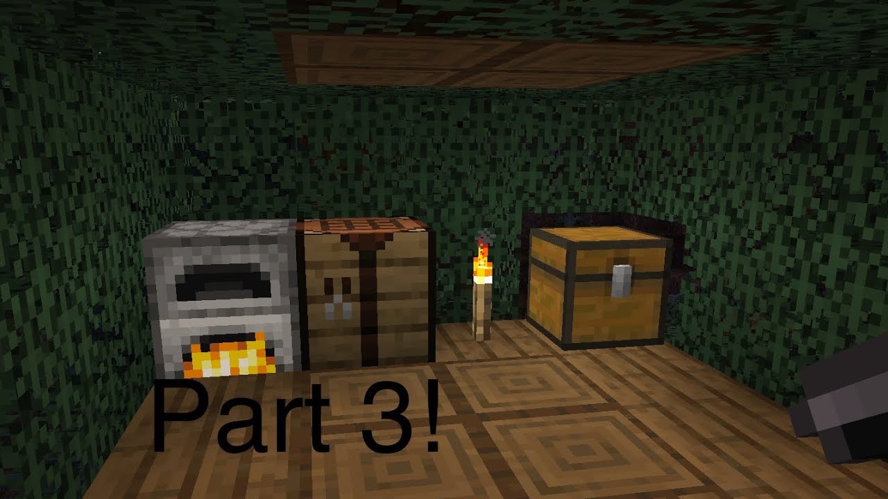 Part 3. Minecraft first-person survival, A trip to the mine! No voice ...