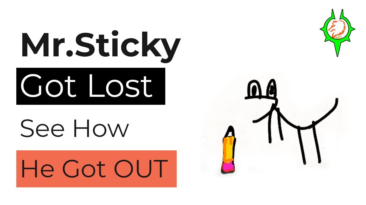 Mr.Sticky Got Lost || See How He Got OUT || Soliana used FlipaClip ...