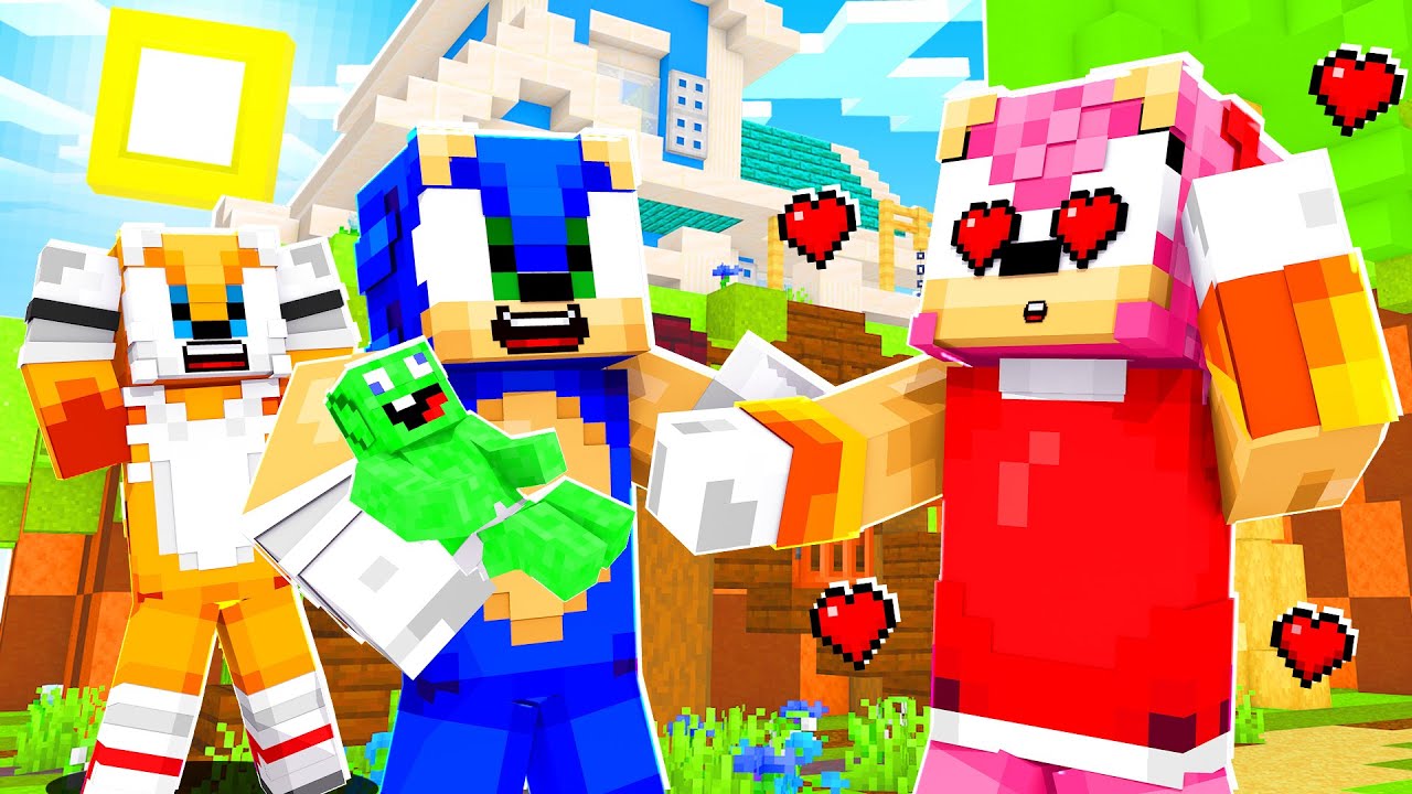 Sonic and Amy Have A BABY?! [122] | Sonic The Hedgehog 2 | Minecraft ...