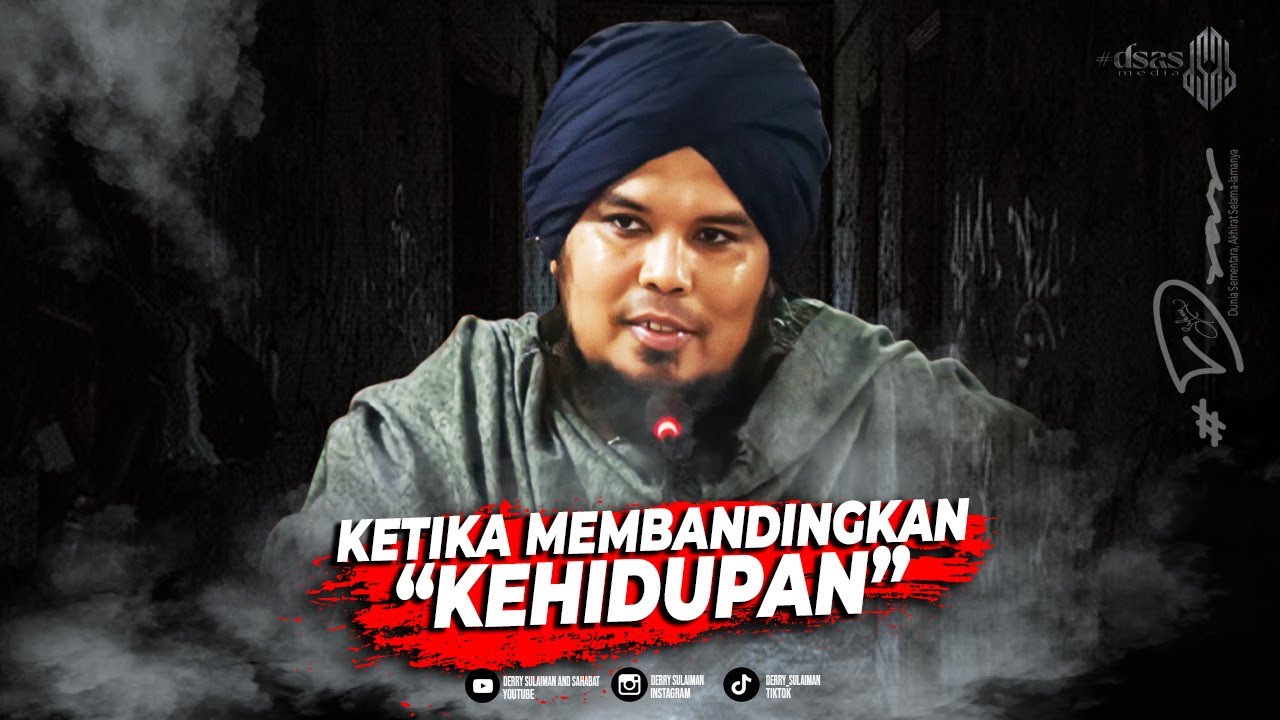 KADANG KITA MEMBANDINGKAN KEHIDUPAN ~ DERRY SULAIMAN - YouTube