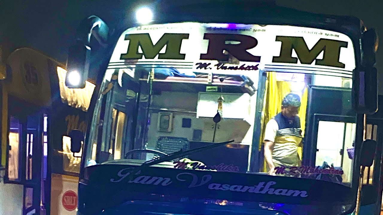MRM travels overtaking AVK travels - YouTube
