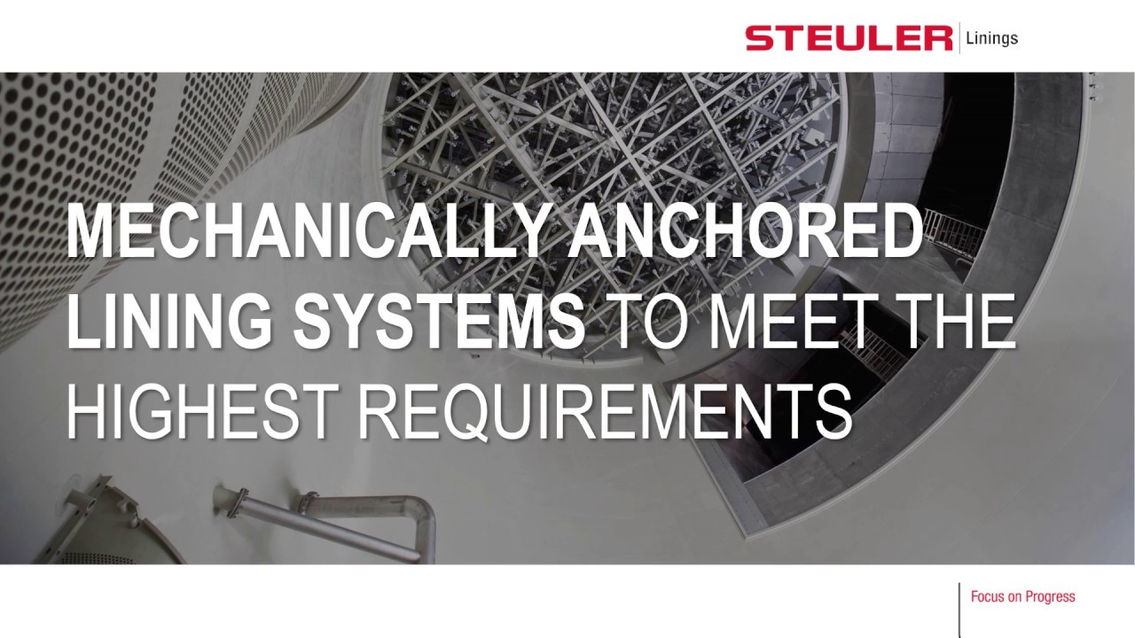 Mechanically Anchored Lining Systems – To meet the highest requirements ...