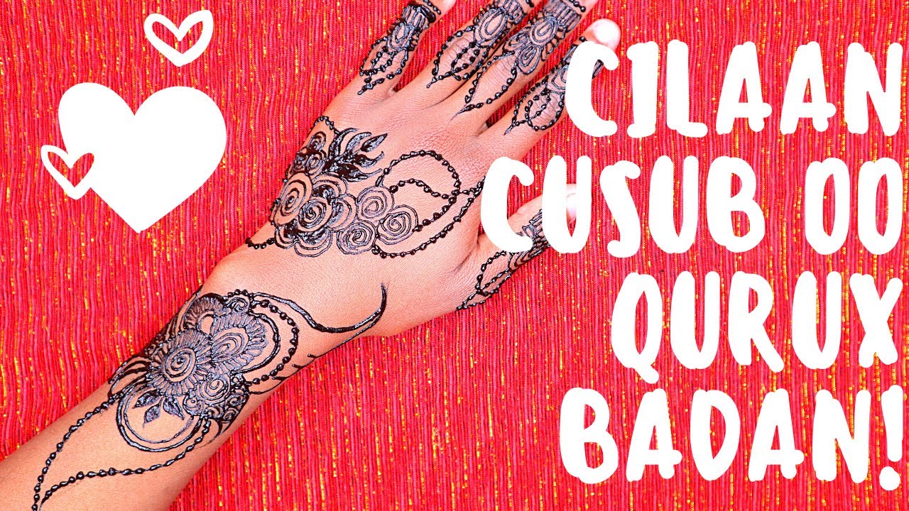 cilaan qatar ah oo gacmaha (2020) | beautiful henna design for hands ...