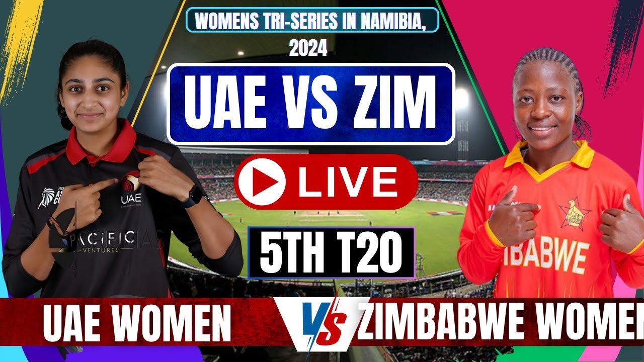 Zimbabwe Women vs United Arab Emirates Women, 5th Match | UAE W vs ZIM ...