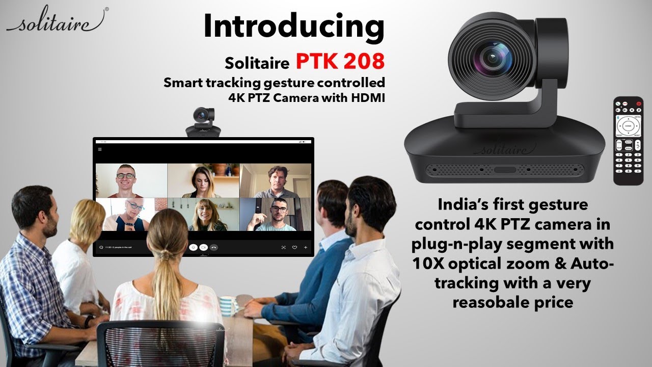 India’s first 4K PTZ Camera with AI Gesture Control & 10X Optical Zoom ...