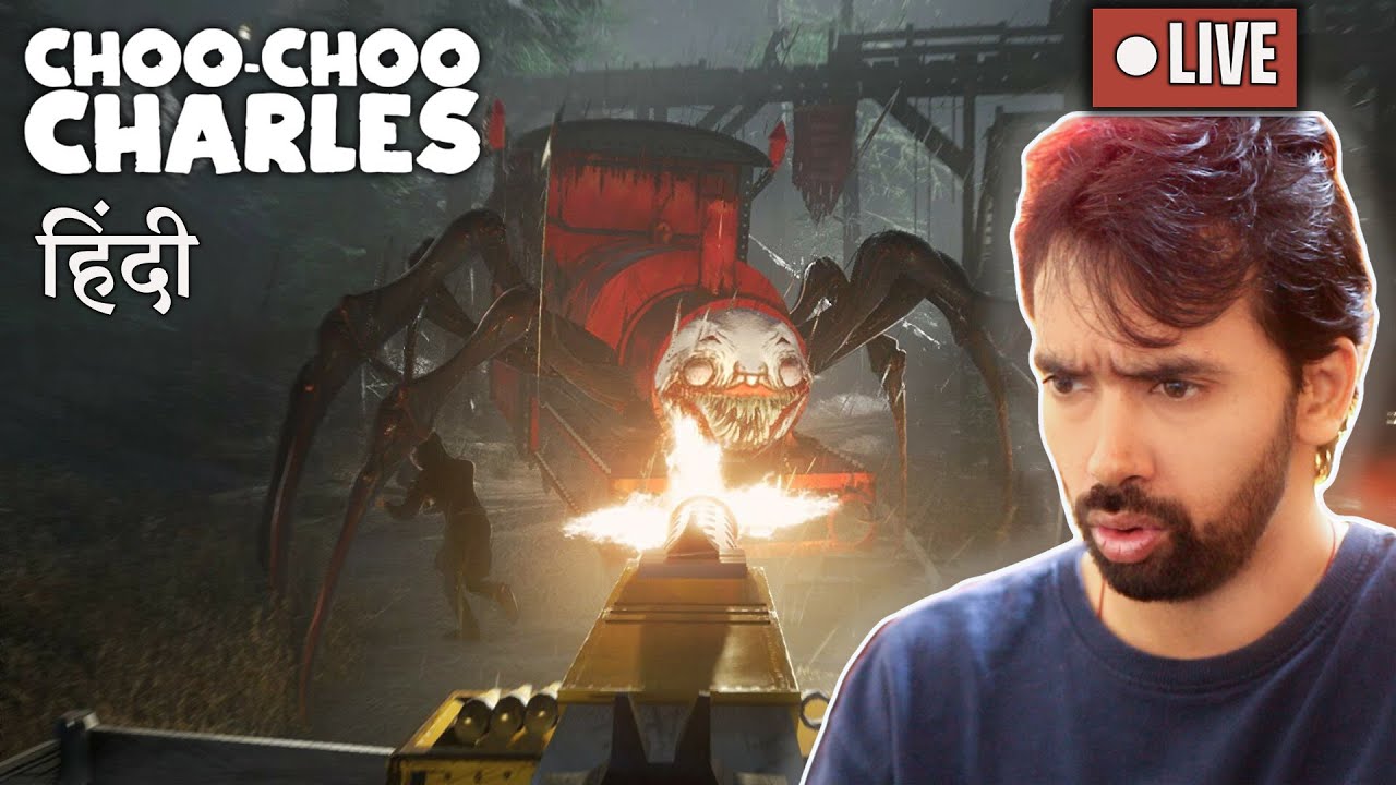 🔴 LIVE First Time Playing Choo-Choo Charles! 😱 Ye Train Itni Darawani ...