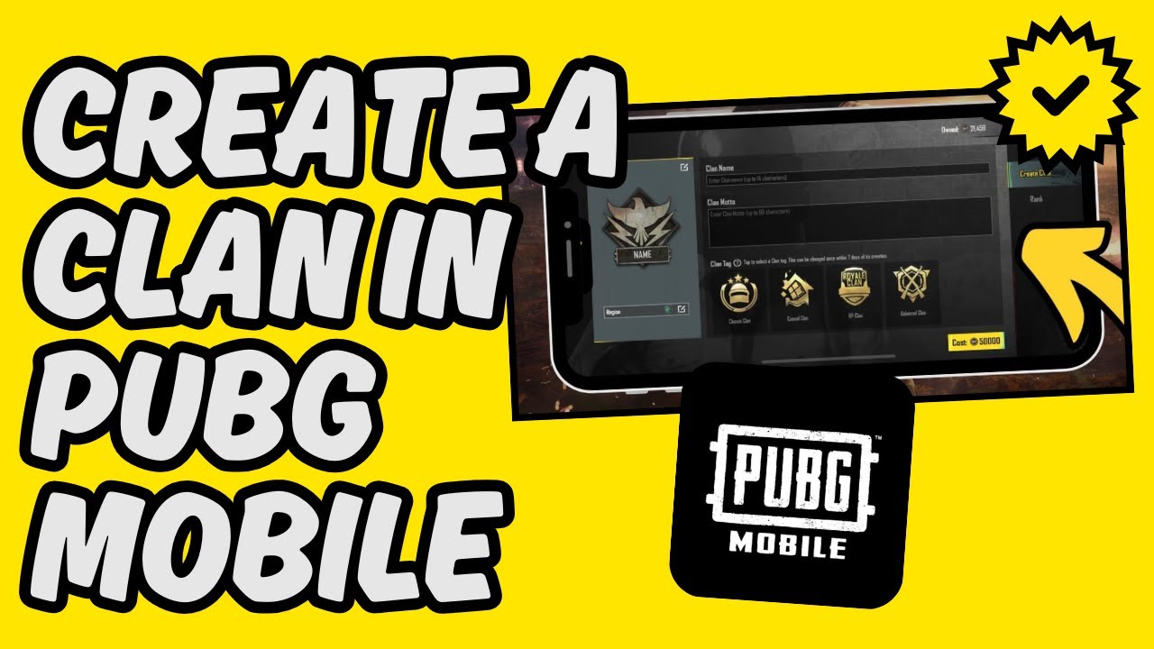 [Easy Guide] Create a Clan in PUBG Mobile - YouTube
