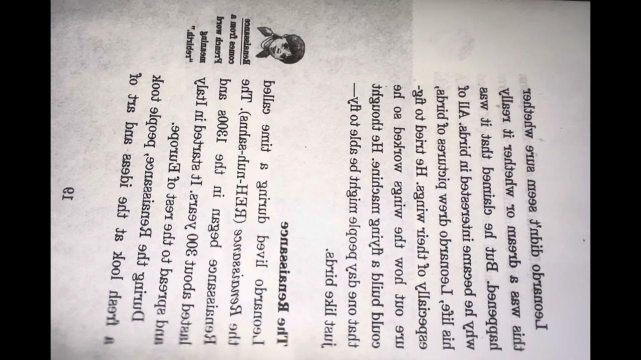 Magic tree house fact tracker Leonardo da Vinci - YouTube