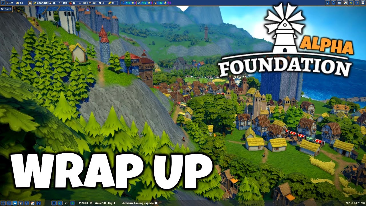 Foundation Alpha 4 Streamed (with mods) - 09 - Wrapping Up - YouTube