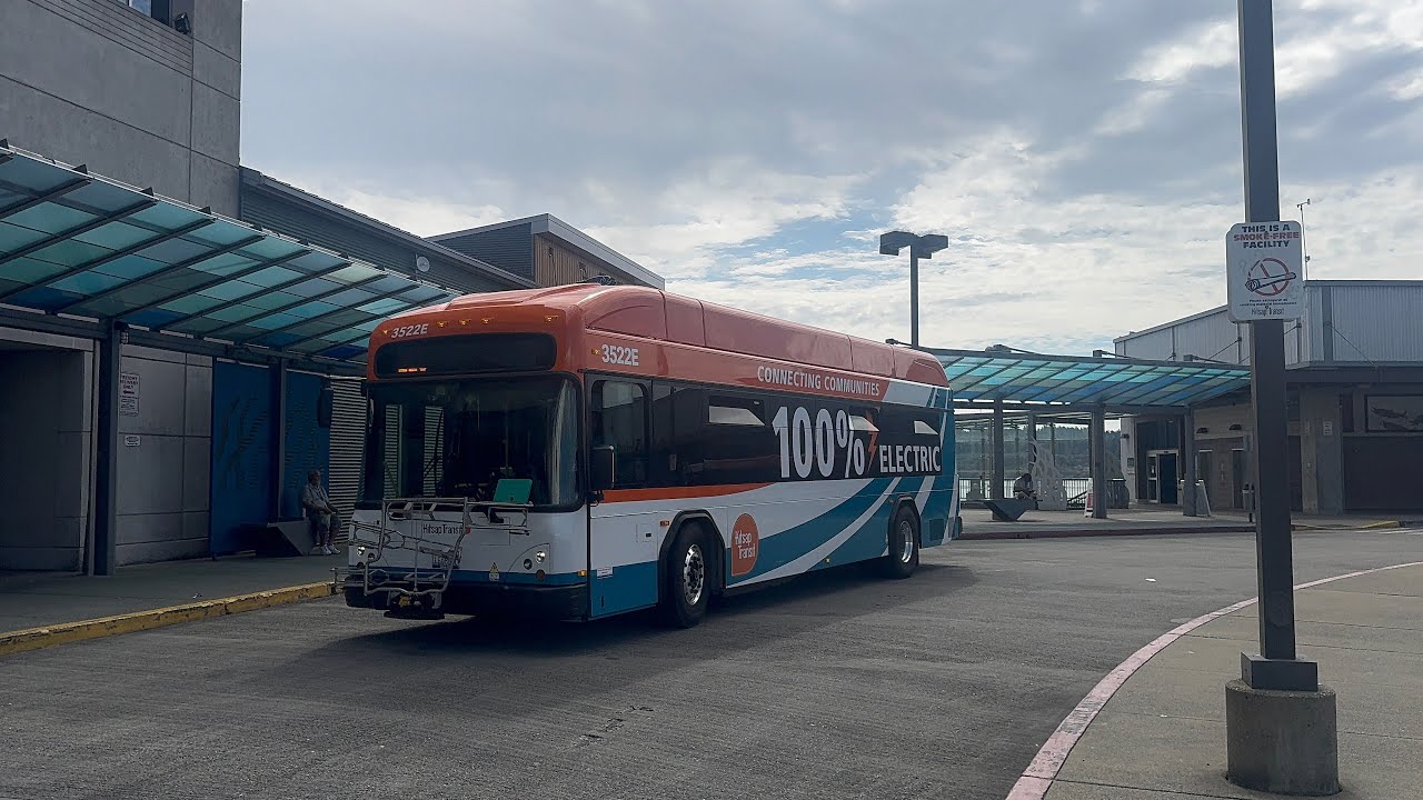 Kitsap Transit Bus Action @ Bremerton Transit Center 8/18/25 - YouTube