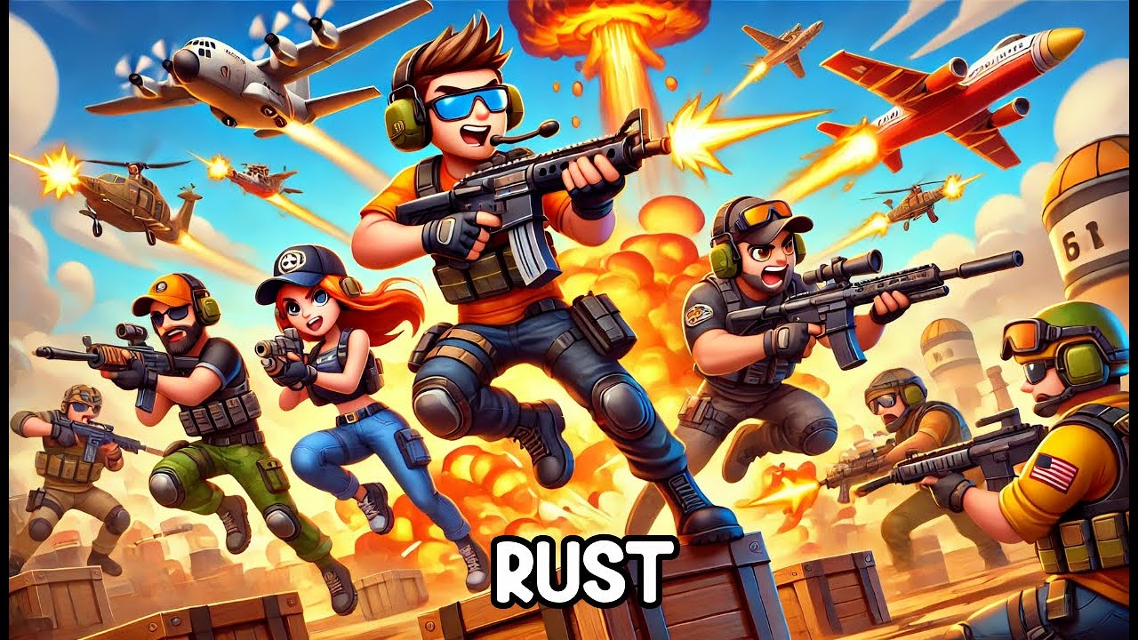 RUST- LETS SEE WHAT HAPPENS ON PVP SERVER - YouTube