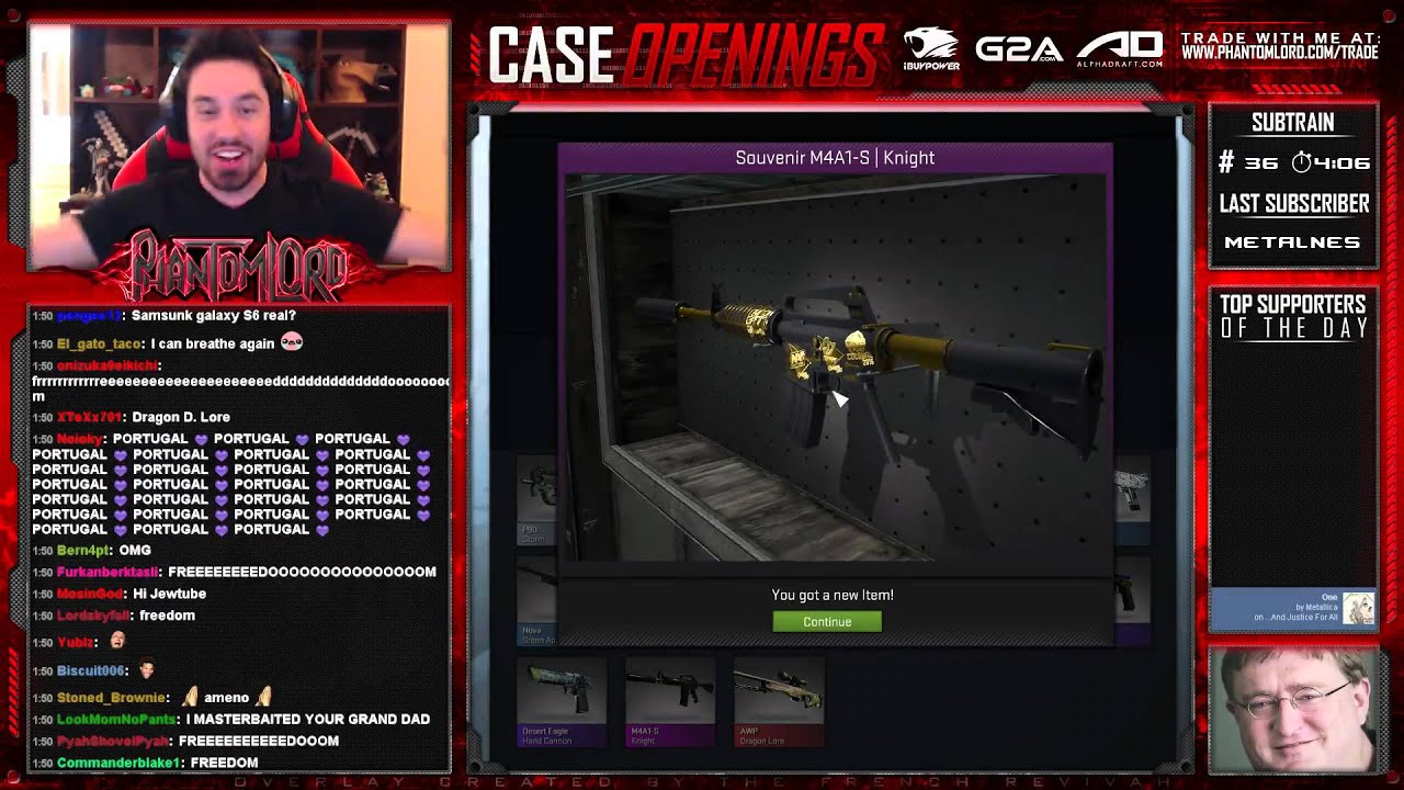 PHANTOM LORD UNBOXED M4A1-S KNIGHT - YouTube