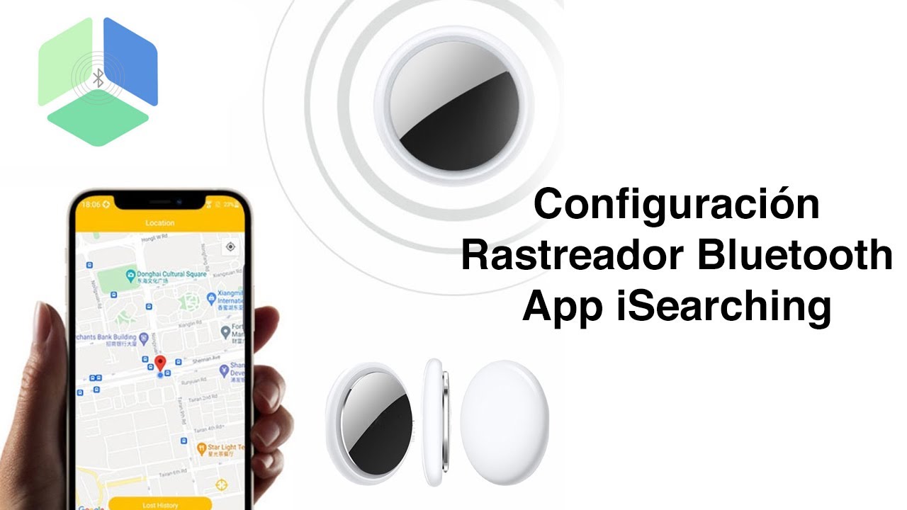 Localizador Smart Tag Bluetooth antipérdida configuración iSearching ...