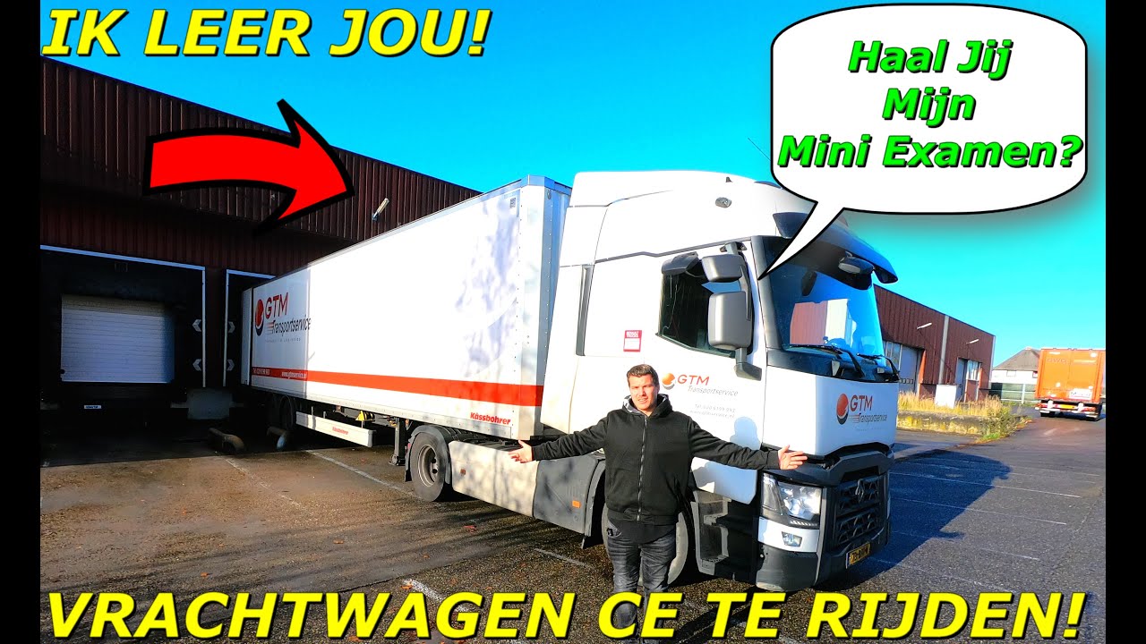 Hoe Dock Je Een Vrachtwagen CE Met Weinig Ruimte #215 + Mini Examen ...