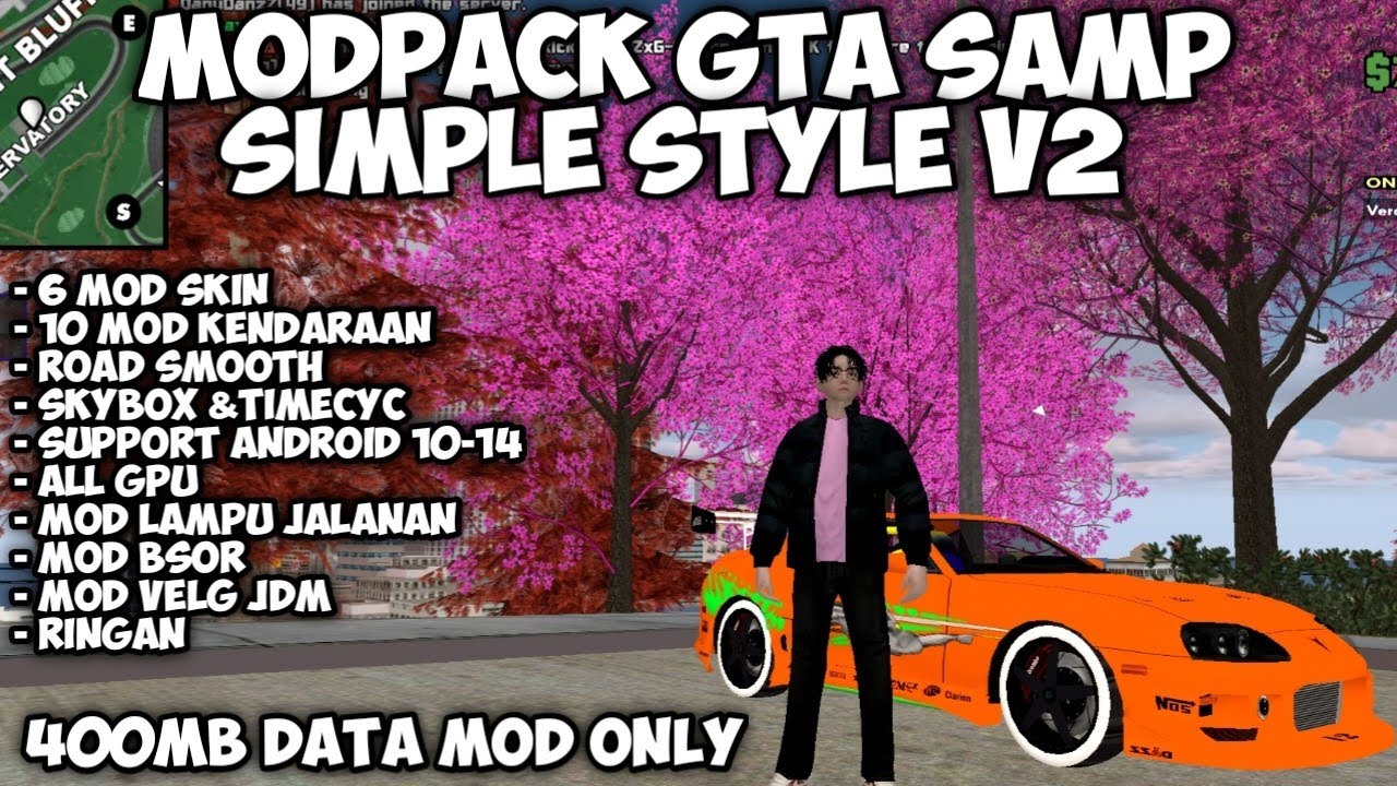 MODPACK GTA SAMP STYLE SIMPLE V2 || 400MB || ALL GPU || SUPPORT ANDROID ...