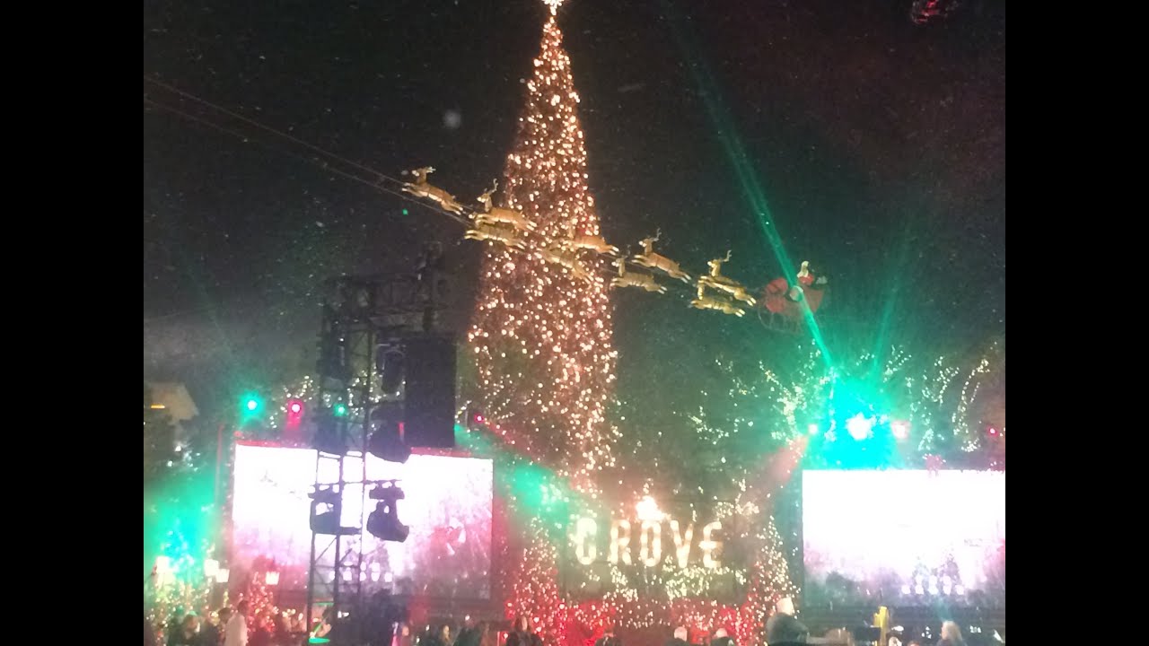 The Grove Tree Lighting 2015 - YouTube