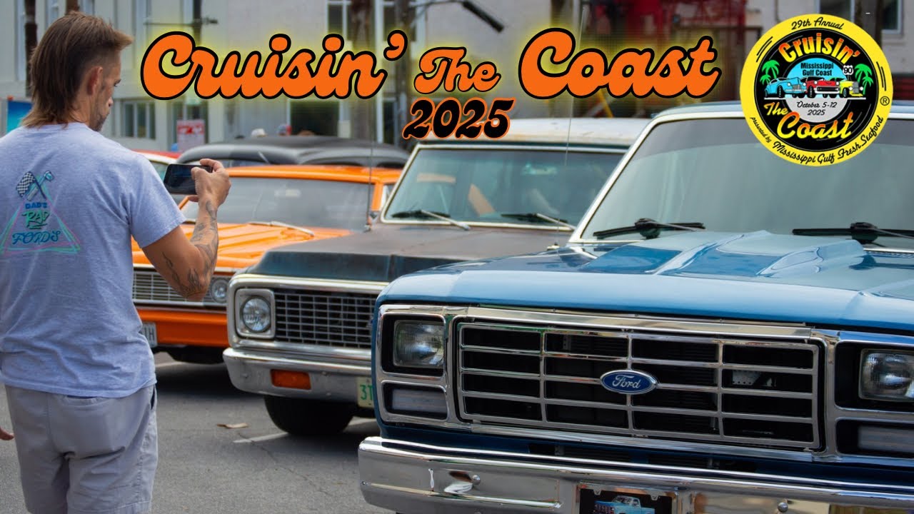 10,000+ CARS?! Cruisin’ The Coast 2025 - YouTube