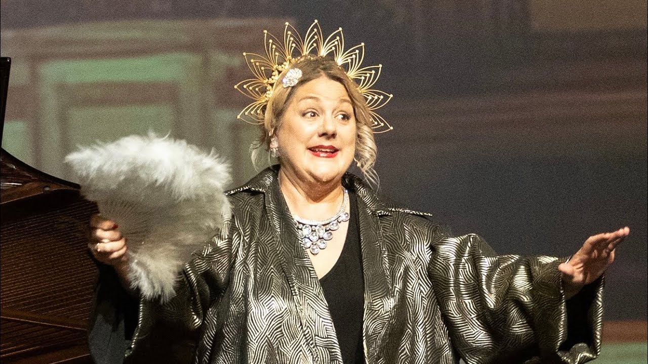Christina Major Davis as Florence Foster Jenkins and Michael Schneider ...