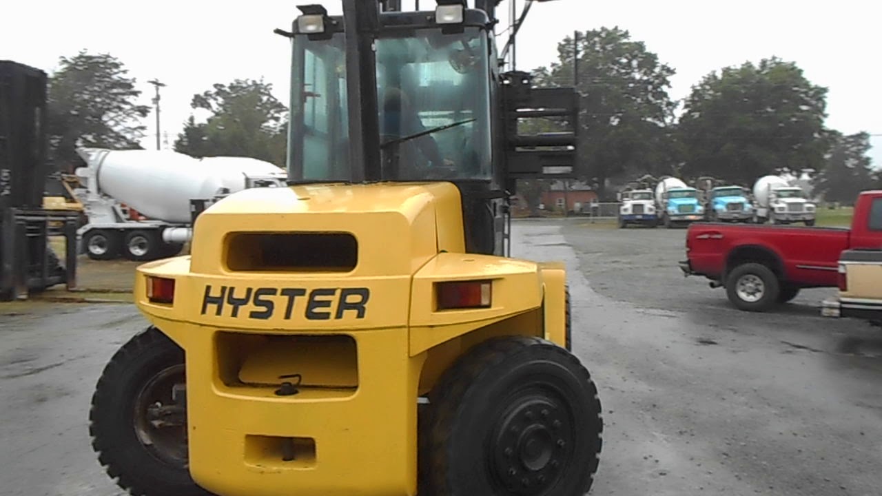 hyster h210hd sn#2351a 001 - YouTube