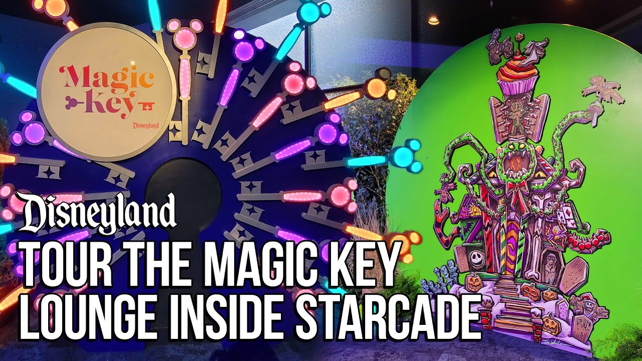 Tour the Magic Key Lounge inside Starcade at Disneyland - YouTube
