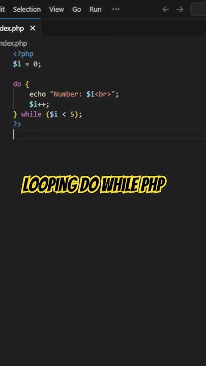 Master Loops in PHP: Do While Explained in One Minute - YouTube