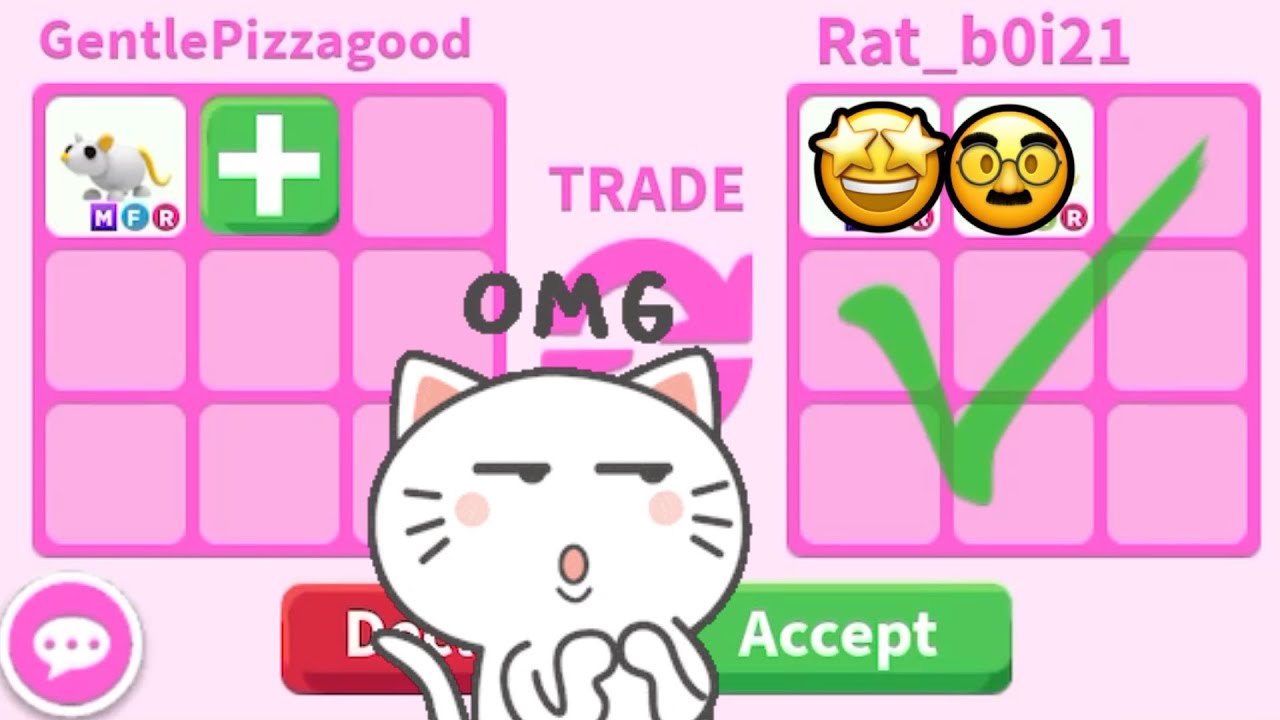 I got the most outstanding offer for my mega gold rat in Roblox adopt ...