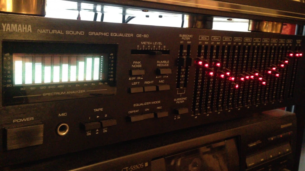 YAMAHA GE-60 эквалайзер - YouTube