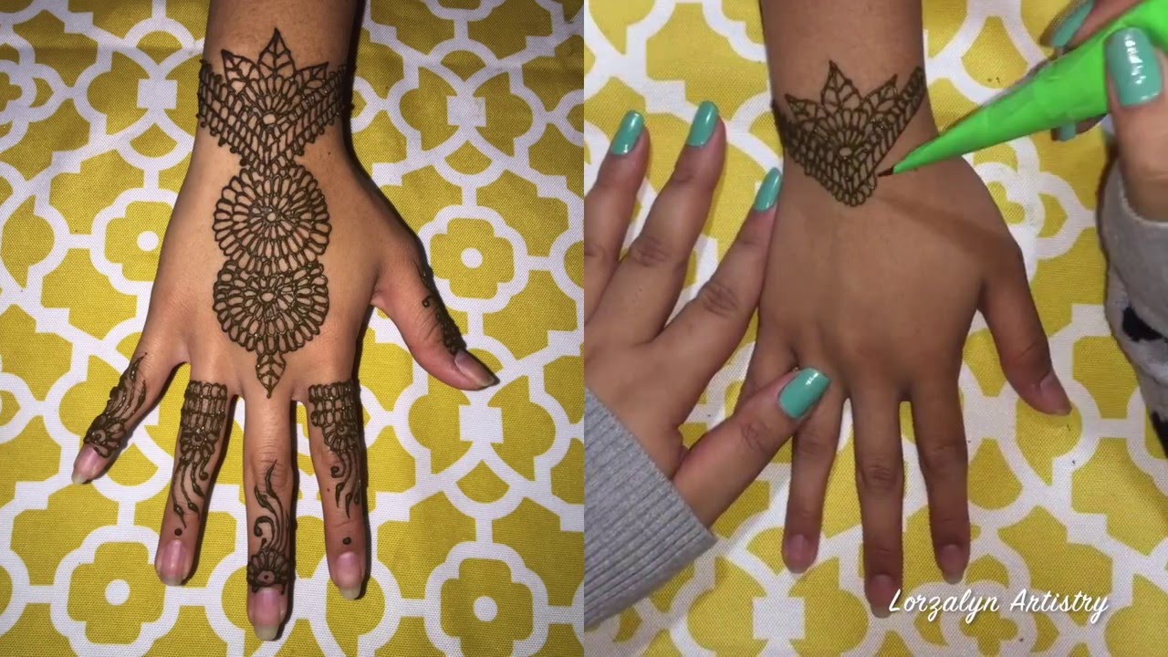 L O R Z A L Y N A R T I S T R Y : Henna Designs for Beginners (Time ...