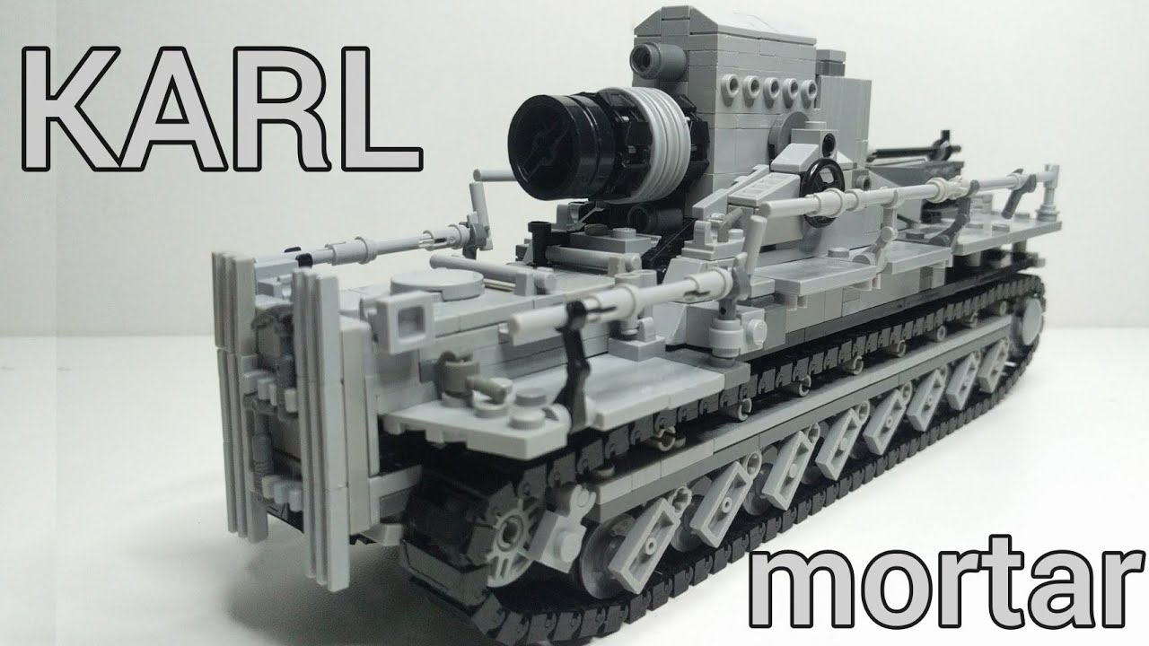 LEGO MOC mortar KARL | ЛЕГО MOC мортира КАРЛ - YouTube