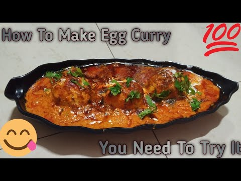 Easy Masala Anda Curry | Egg Curry Recipe | Anda Masala Recipe | Side ...