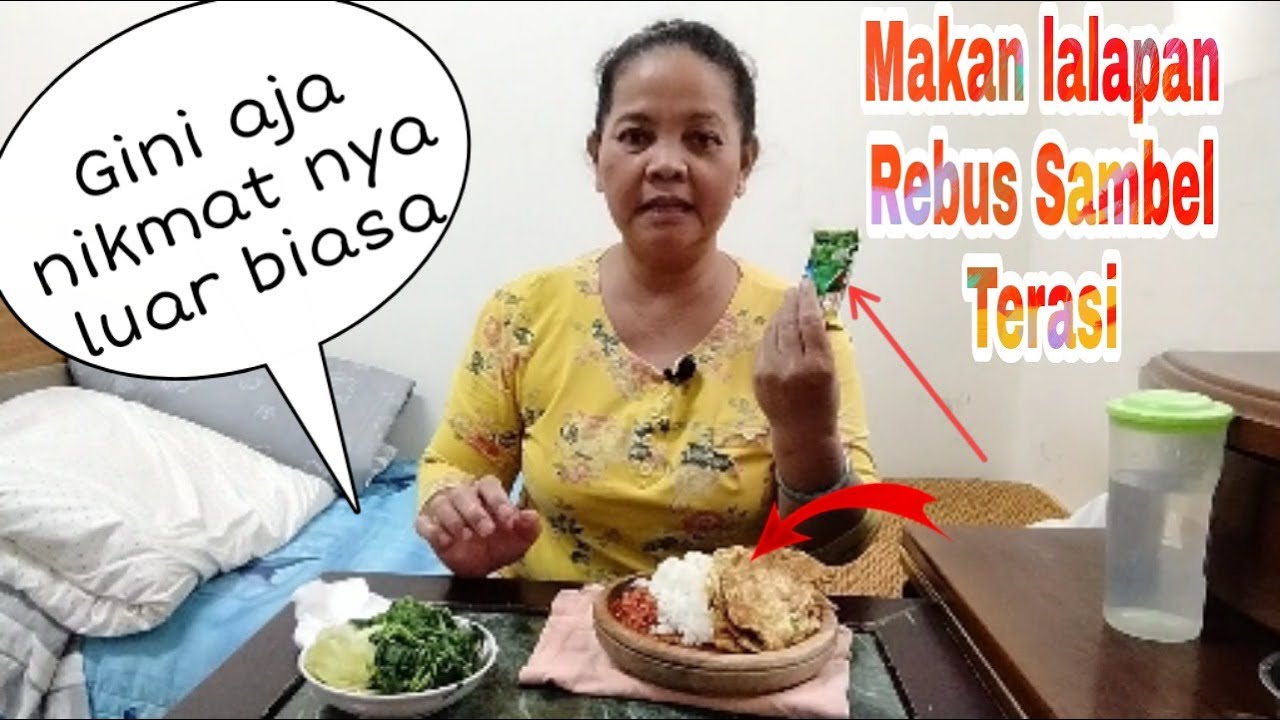 Makan Sayuran Rebus Dan Sambel Terasi Lalap Kacang Kapri Makentik7273
